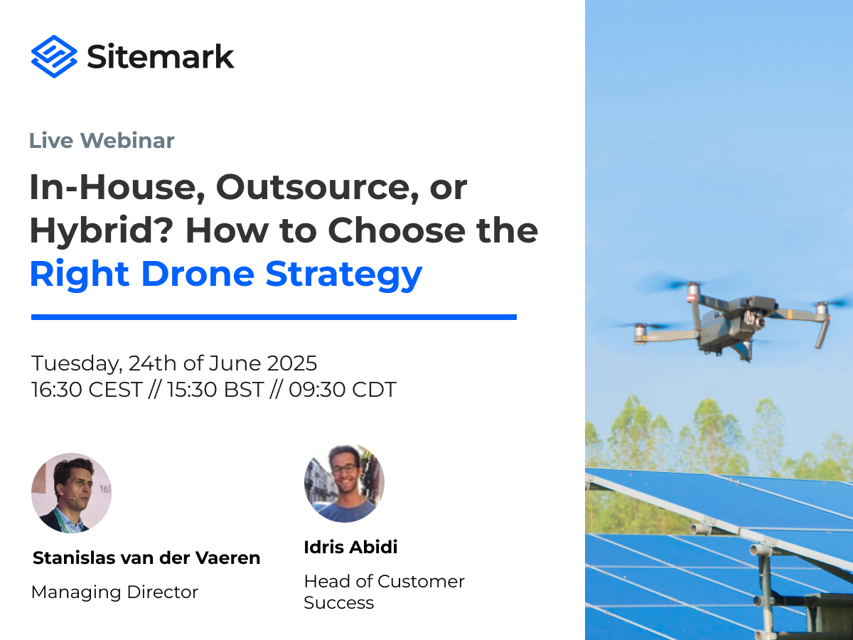 Webinar: In house, Outsource, or Hybrid? How to Choose the Right Drone Strategy | Sitemark